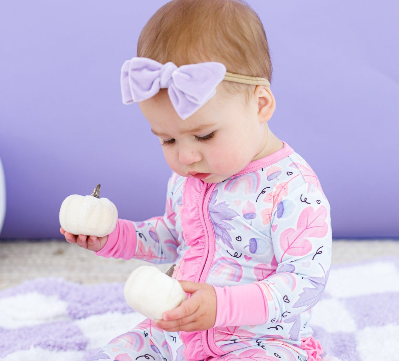 Lavender Velvet Headband – Birdie Bean