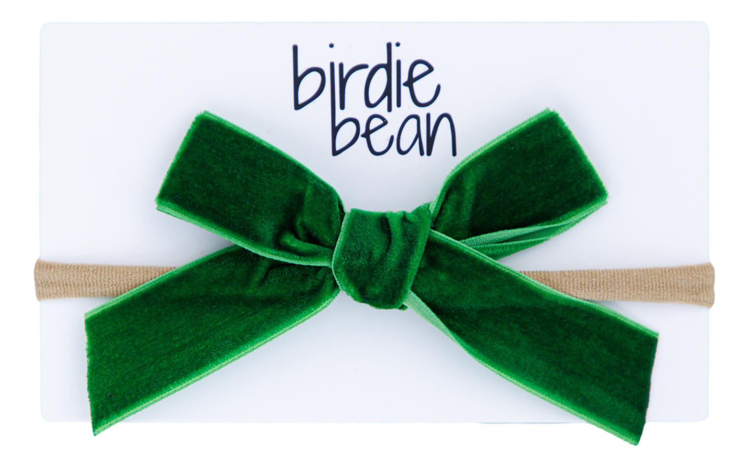 Green Velvet Headband – Birdie Bean